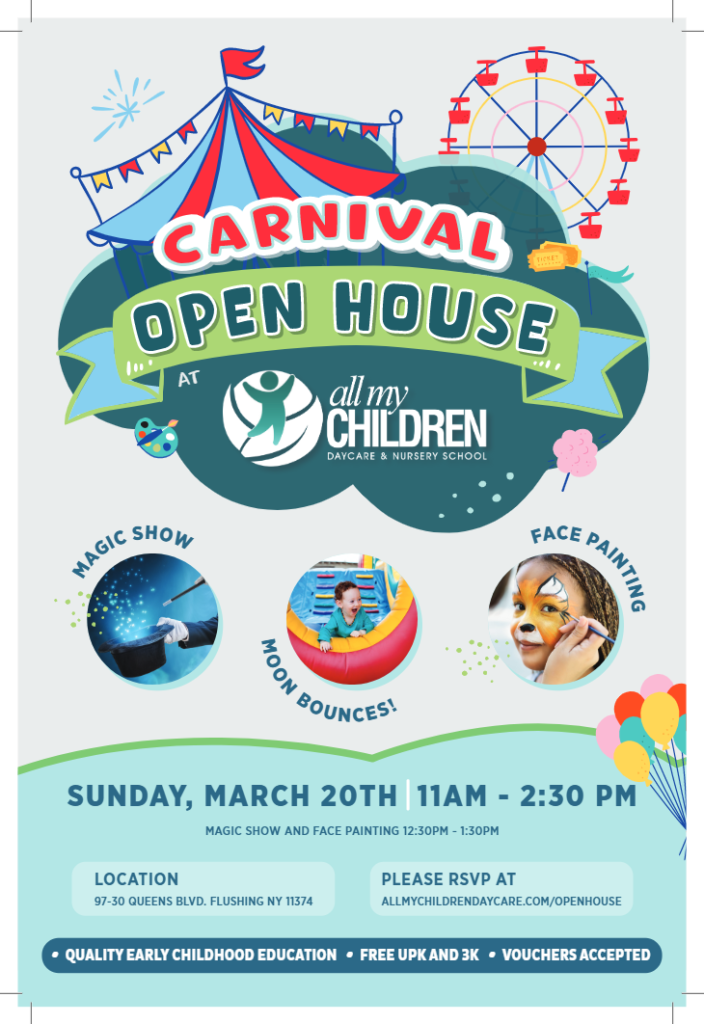 Enrollment and Open Houses - All My Children Daycare & Nursery School